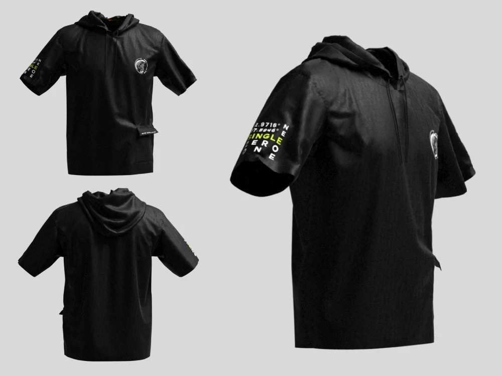 All kinds of clothing design with 3D renderings and technical sheet ...