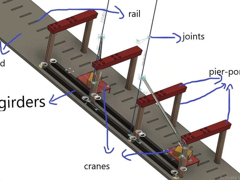 A detailed 3D modelling, assembly, animation of Mechanical parts ...