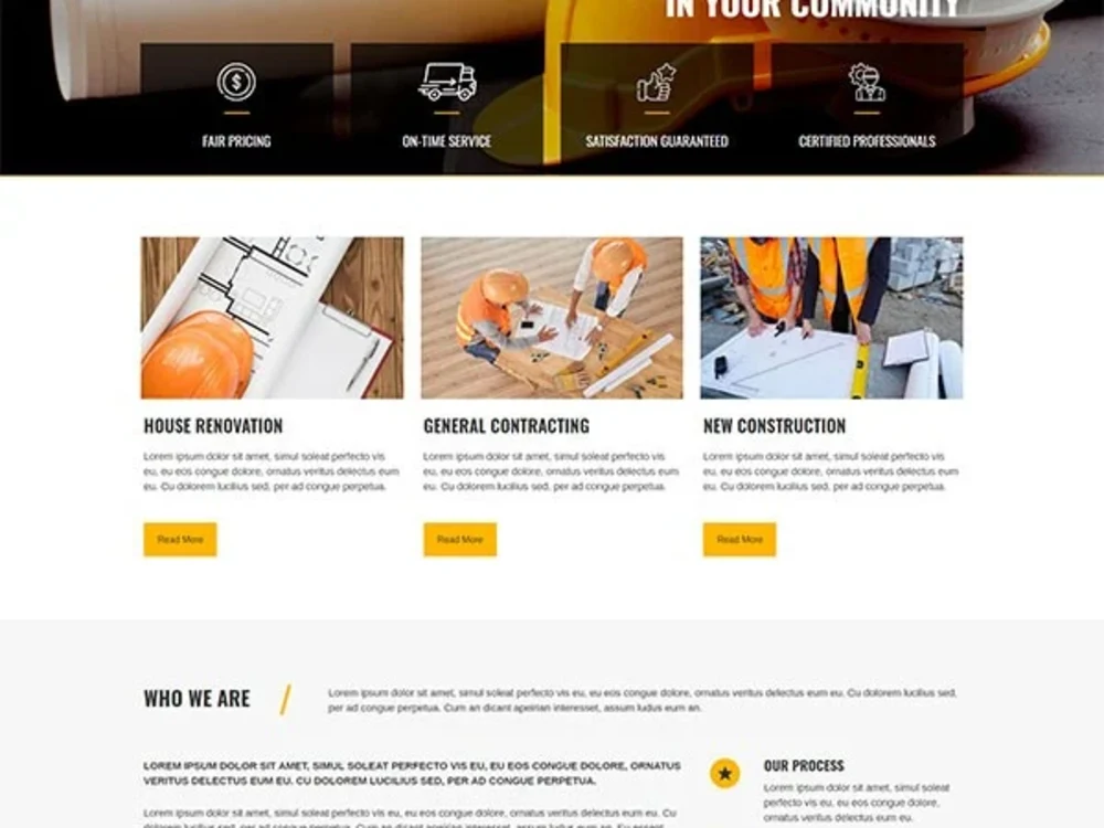 A professionally designed website mockup. | Upwork