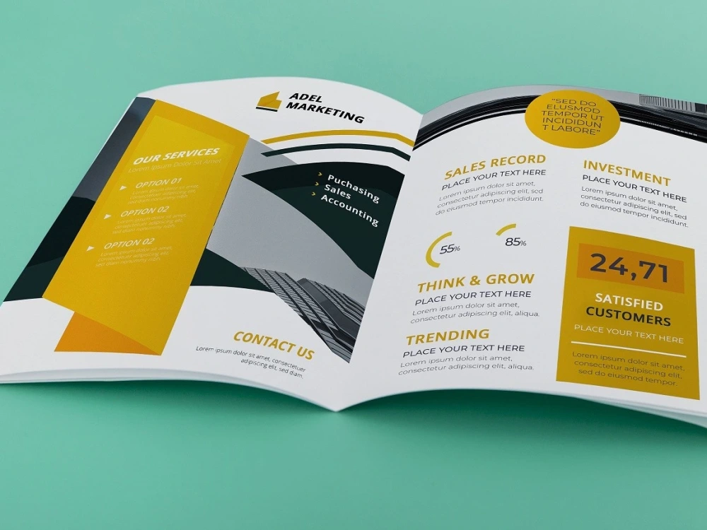 An amazing modern brochure, Catalogue, pamplate design for your ...