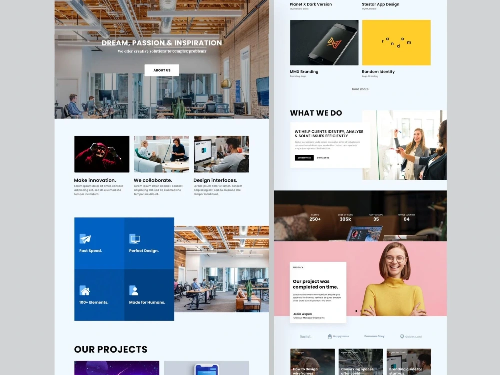 A minimal & professional website design for your business | Upwork