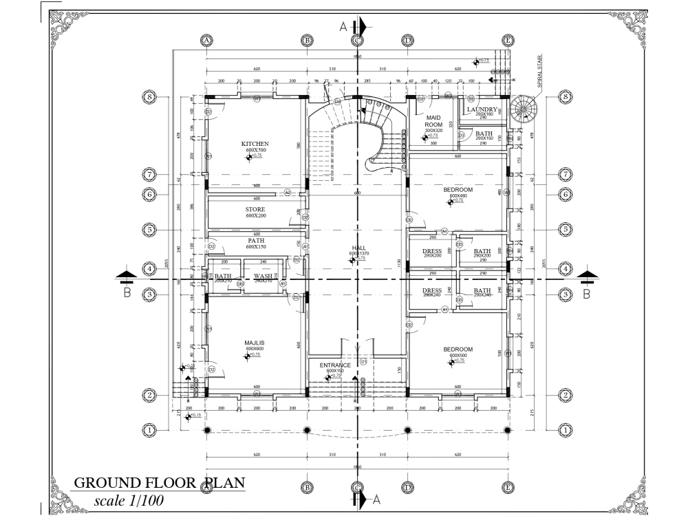 A Detailed Architectural and Structural DWG for your House. | Upwork