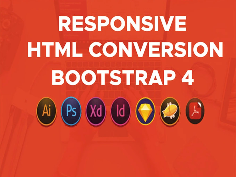 XD, Sketch, PSD converted to HTML responsive bootstrap | Upwork