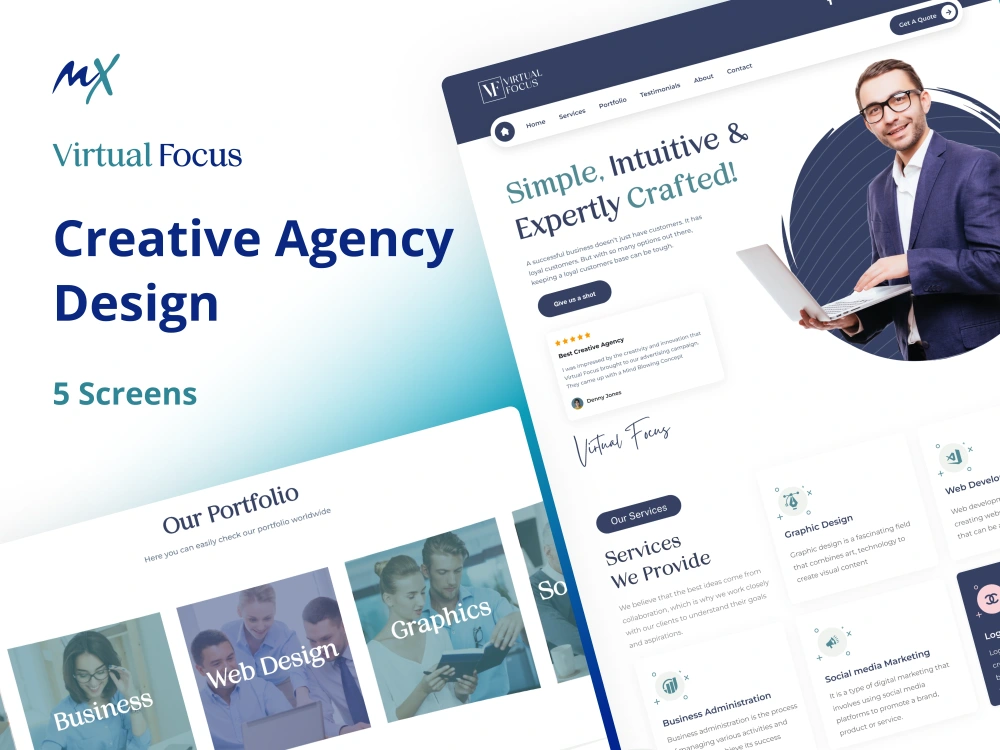 An awesome Landing page Design | Upwork