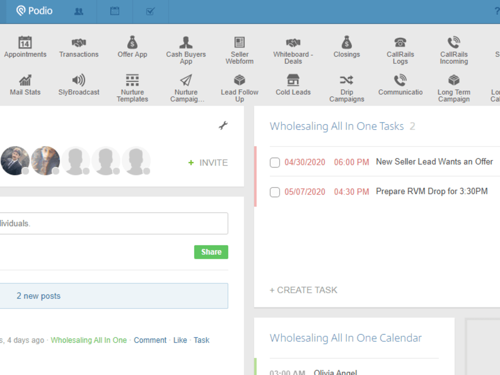 A Podio CRM designed for Real Estate Wholesalers and Investors | Upwork