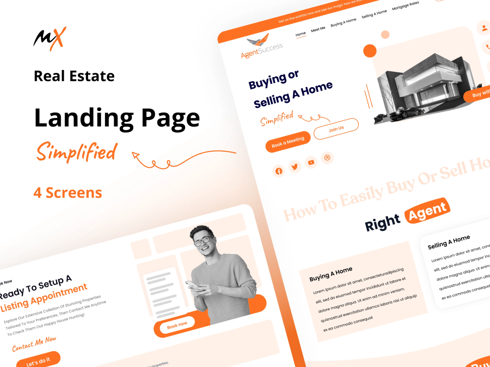An awesome Landing page Design | Upwork