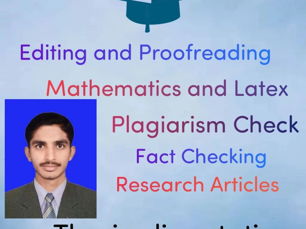 Mathematics contents writing, typesetting, Editing and Proofreading ...