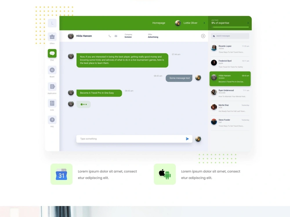A stunning web and mobile UI/UX design | Upwork