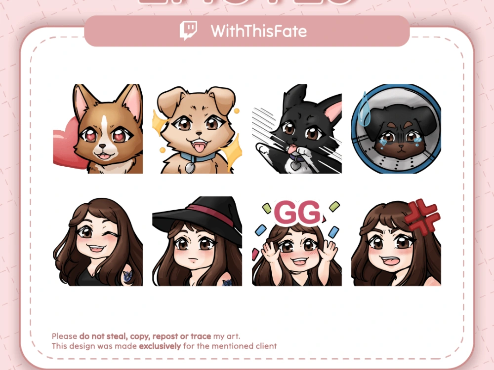 HQ static emotes/badges for your Streaming Channels! | Upwork