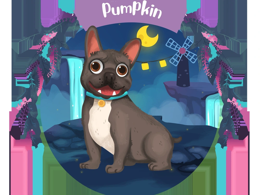 Custom Funny Dog Portrait - High Res | Upwork