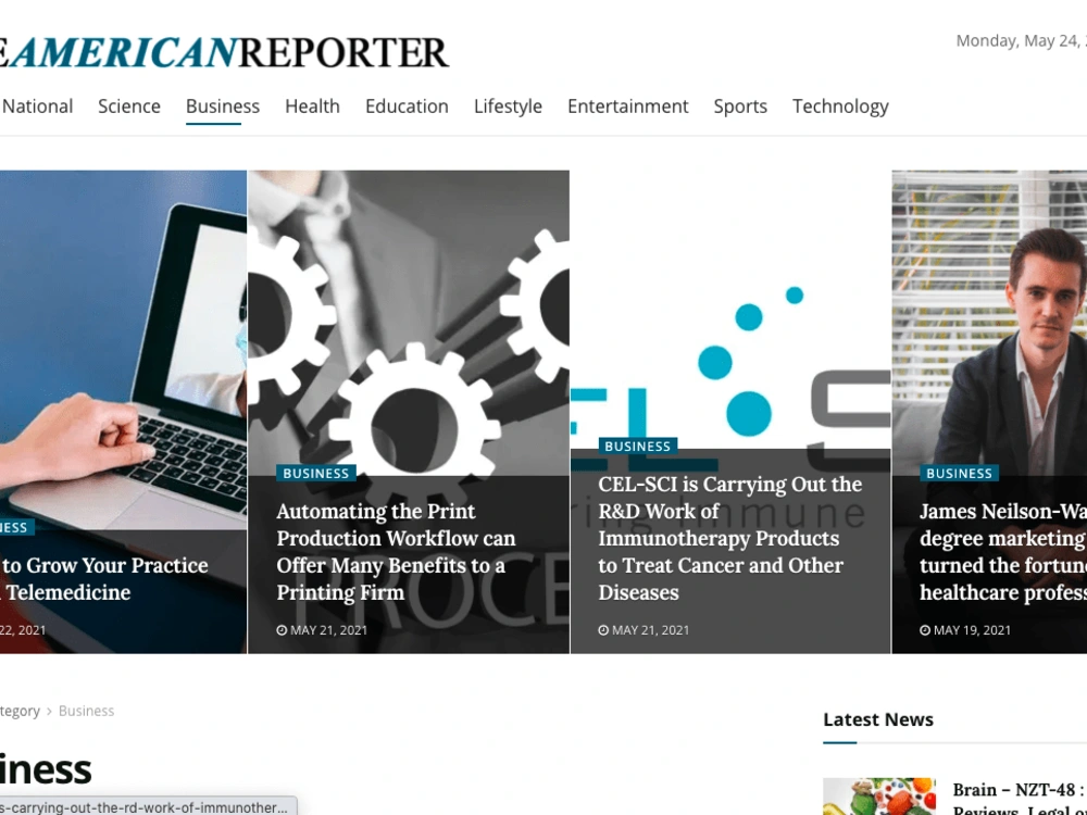 A Guest post on The American Reporter| Google News Website| 150K ...