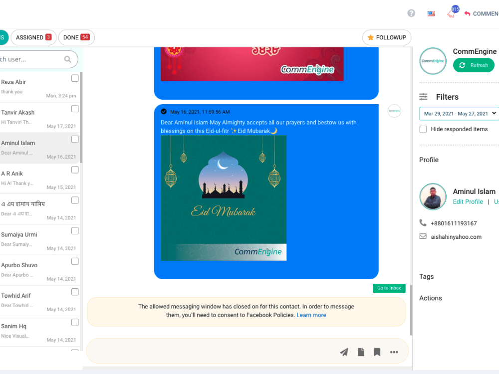 Facebook Graph, Messenger & Marketing API Intregration | Upwork
