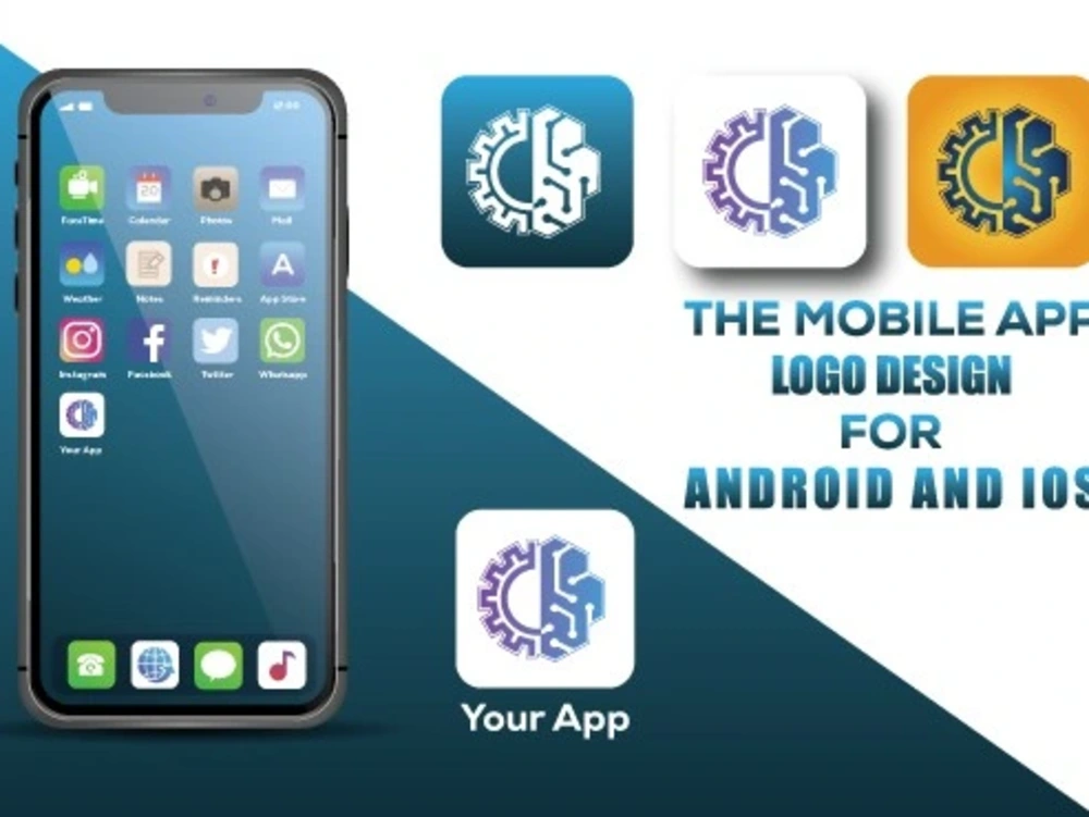 Mobile App Logo Design for Android and IOS | Upwork