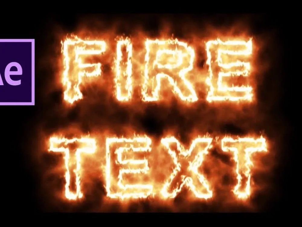 Text With Fire Animation | Upwork