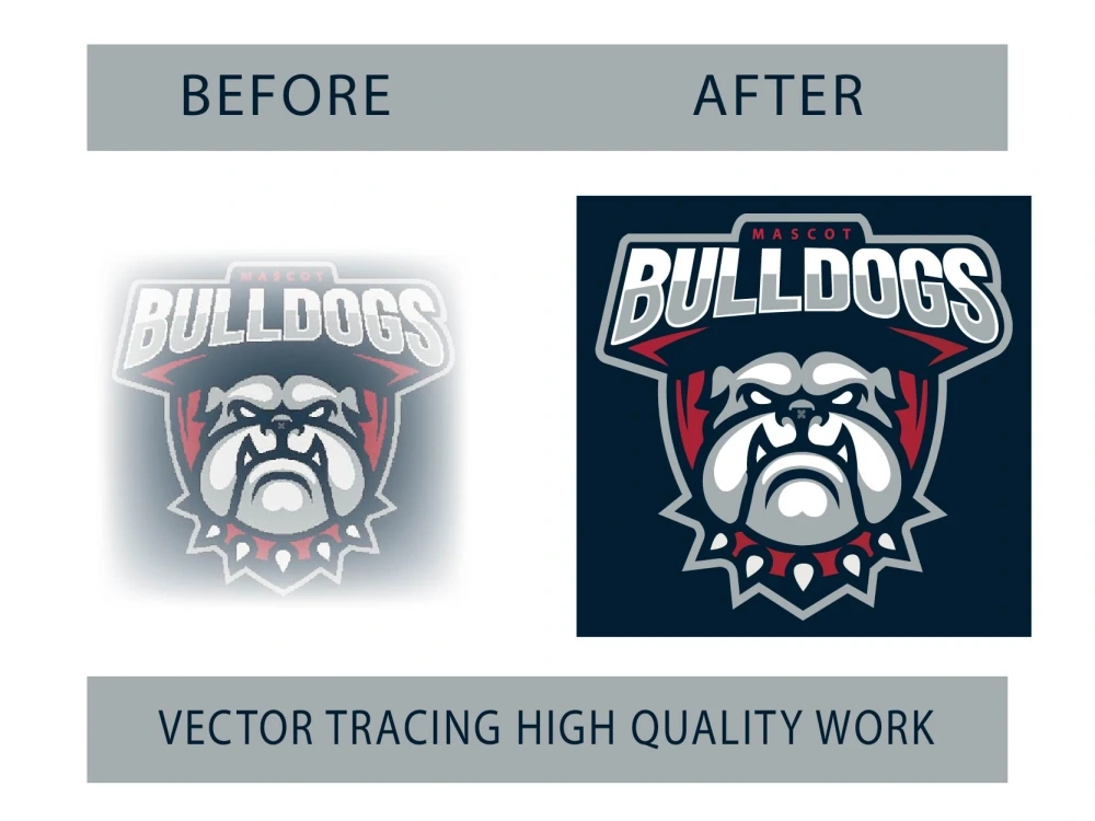 Vectorize, manual redraw update your logo or image | Upwork