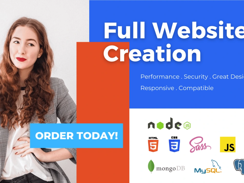 A professionally developed custom website using NodeJS. | Upwork