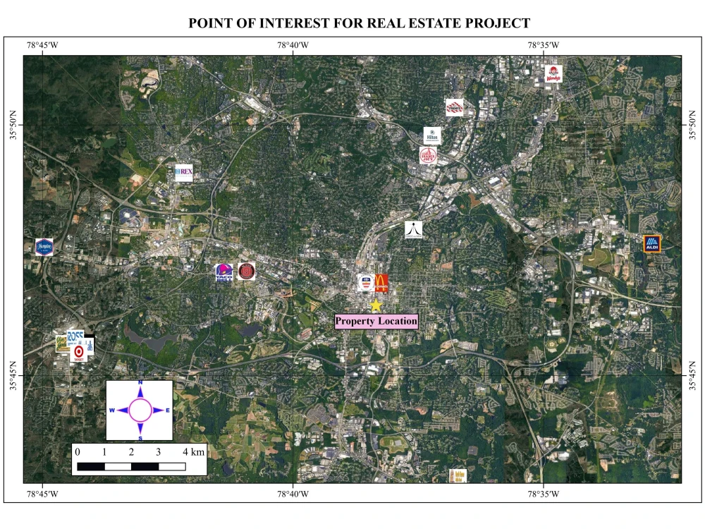Point of Interest Map for Real Estate Project | Upwork