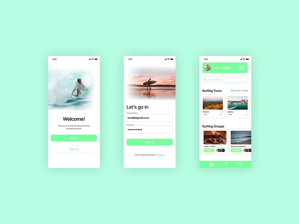 Modern and clean mobile app design | Upwork