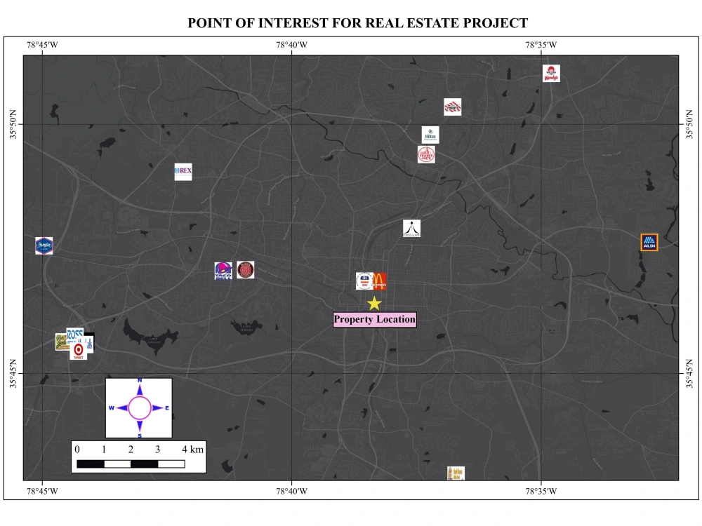 Point of Interest Map for Real Estate Project | Upwork