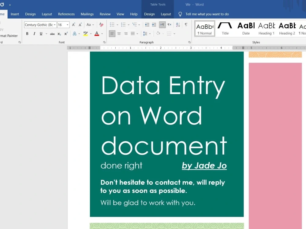 Up to 10 pages of data entry on word from any file type instantly | Upwork