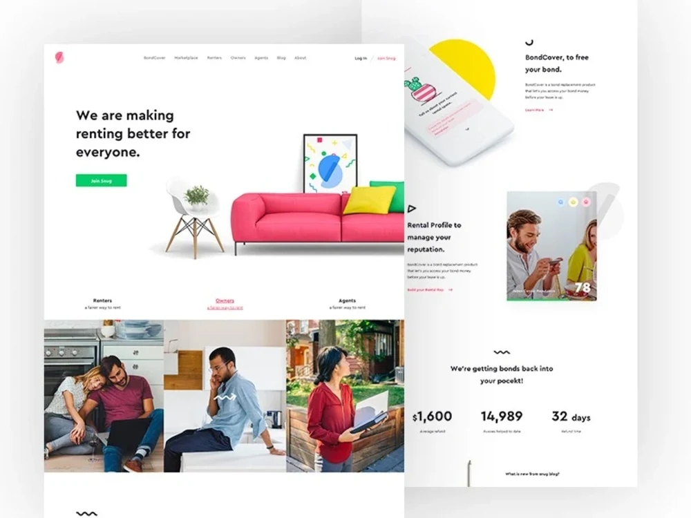 Professional and modern website UI/UX design landing page design | Upwork