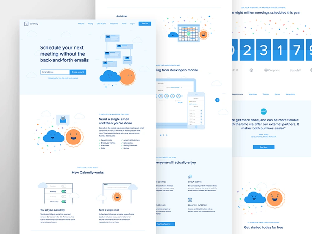 Professional and modern website UI/UX design landing page design | Upwork