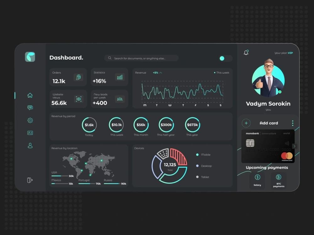 Professional and modern website UI/UX design landing page design | Upwork