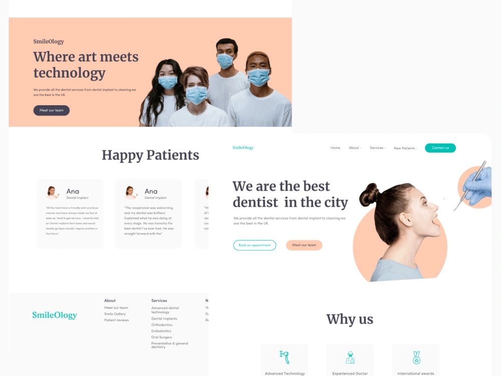 Modern minimal website design | Upwork