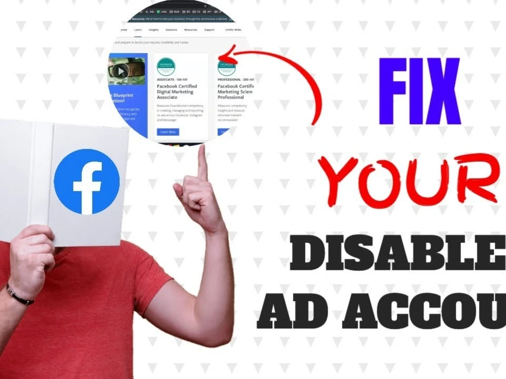 Fix your disabled Facebook ad account and business manager | Upwork