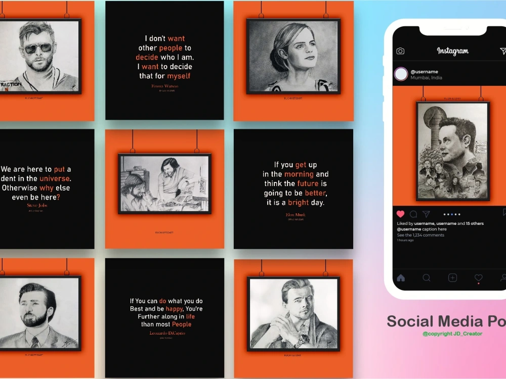 Creative Social Media Post Design | Upwork