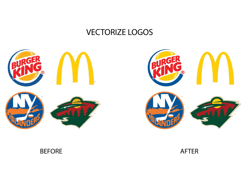 Manual vector tracing using adobe illustrator with the Pen Tool | Upwork