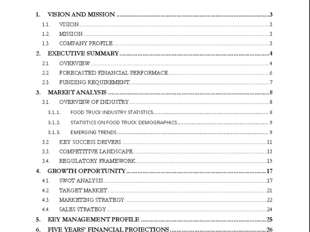 Investor-ready Business Plan along with detailed financial projections ...