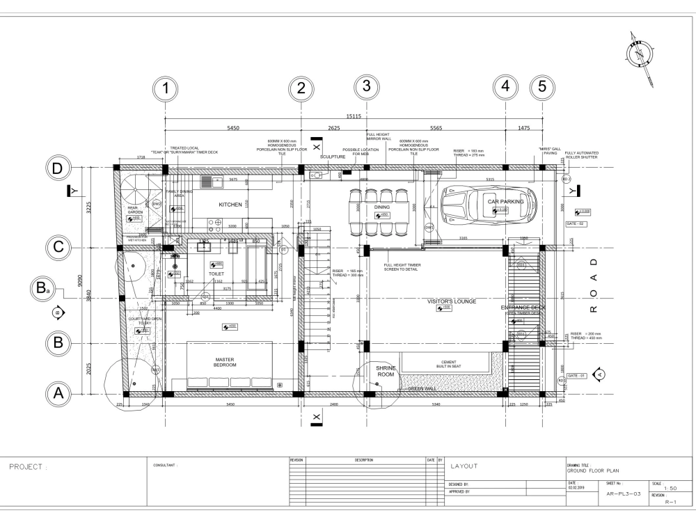 2D CAD construction drawings with well detailed and proper standards ...