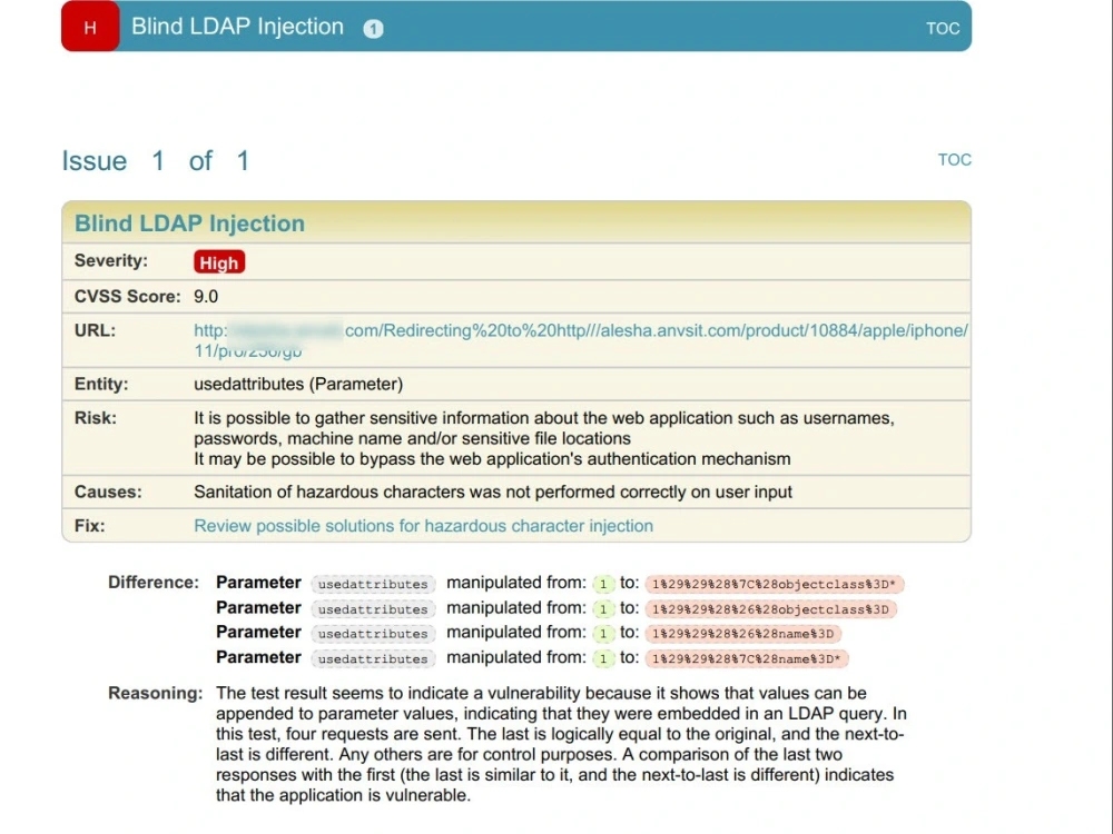 Report For Vulnerability Assessment And Penetration Testing Of Web App Upwork