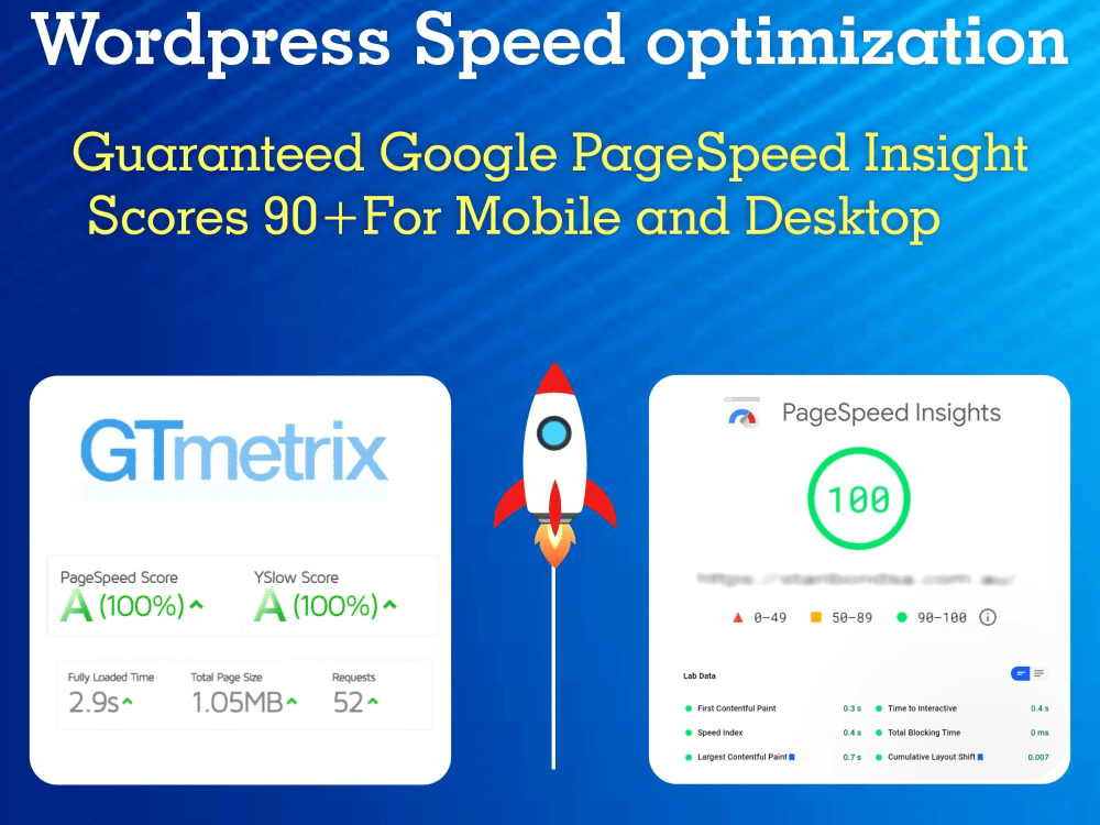 WordPress Page Speed Optimization 🚀 [90+ score guarantee] | Upwork
