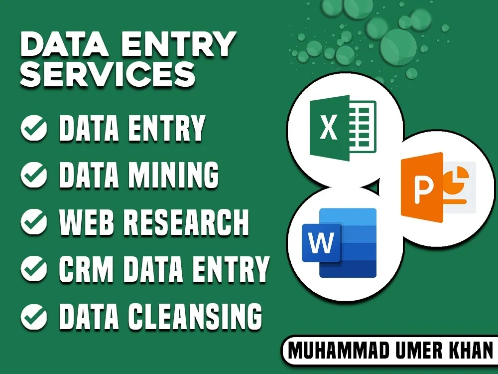 All kinds of Data Entry work done within hours. | Upwork
