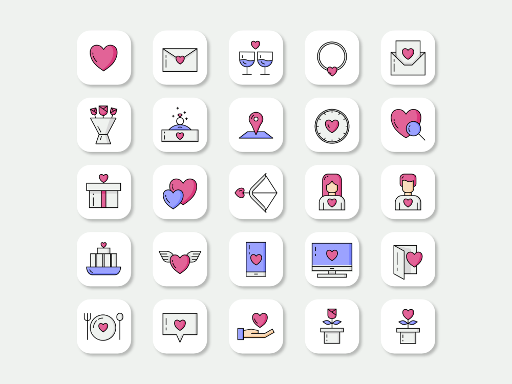 A high quality icon pack for your website or apps/UI | Upwork