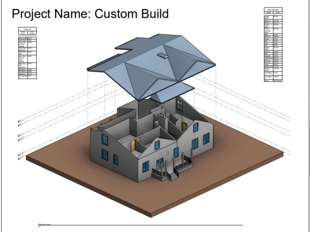 Professional 3D Architectural model with Revit | Upwork