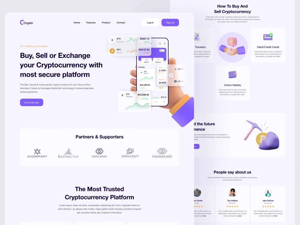 Interactive UI design for website and mobile app | Upwork