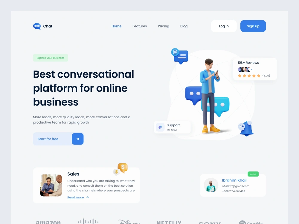 Interactive UI design for website and mobile app | Upwork