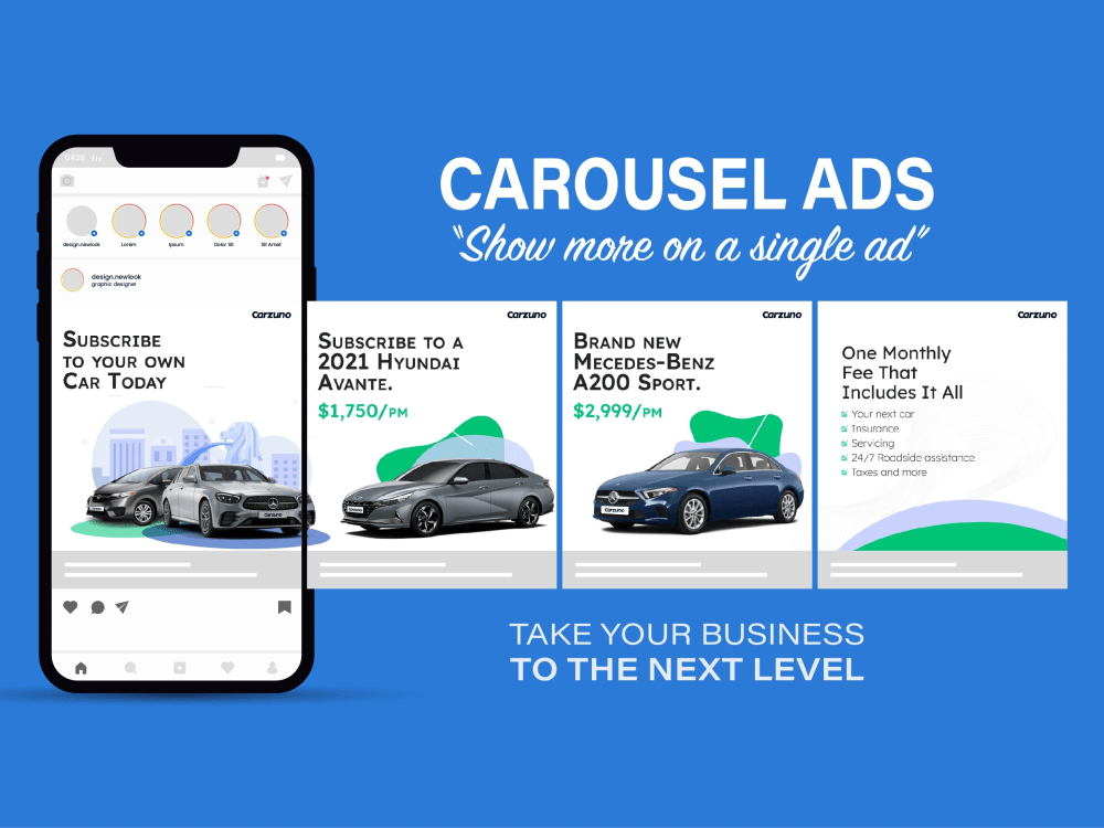 High-converting carousel ad images for your social media | Upwork