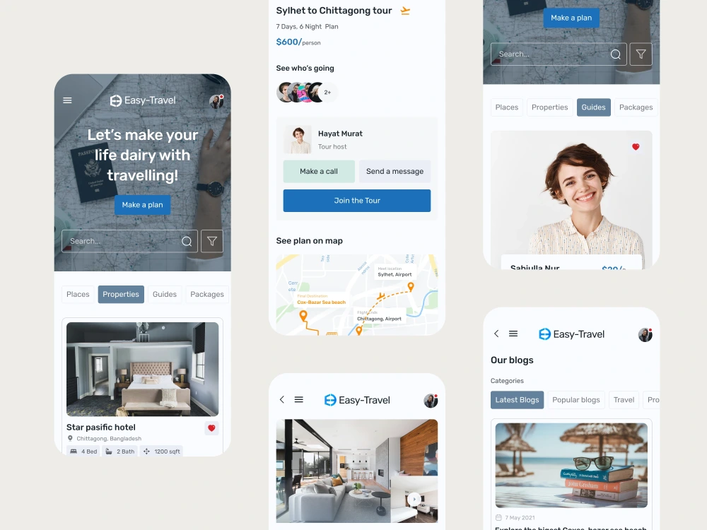 Interactive UI design for website and mobile app | Upwork