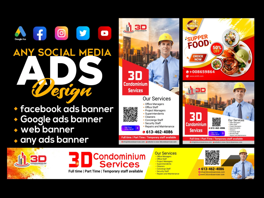 Creative logo, banner, flyer any graphic design | Upwork