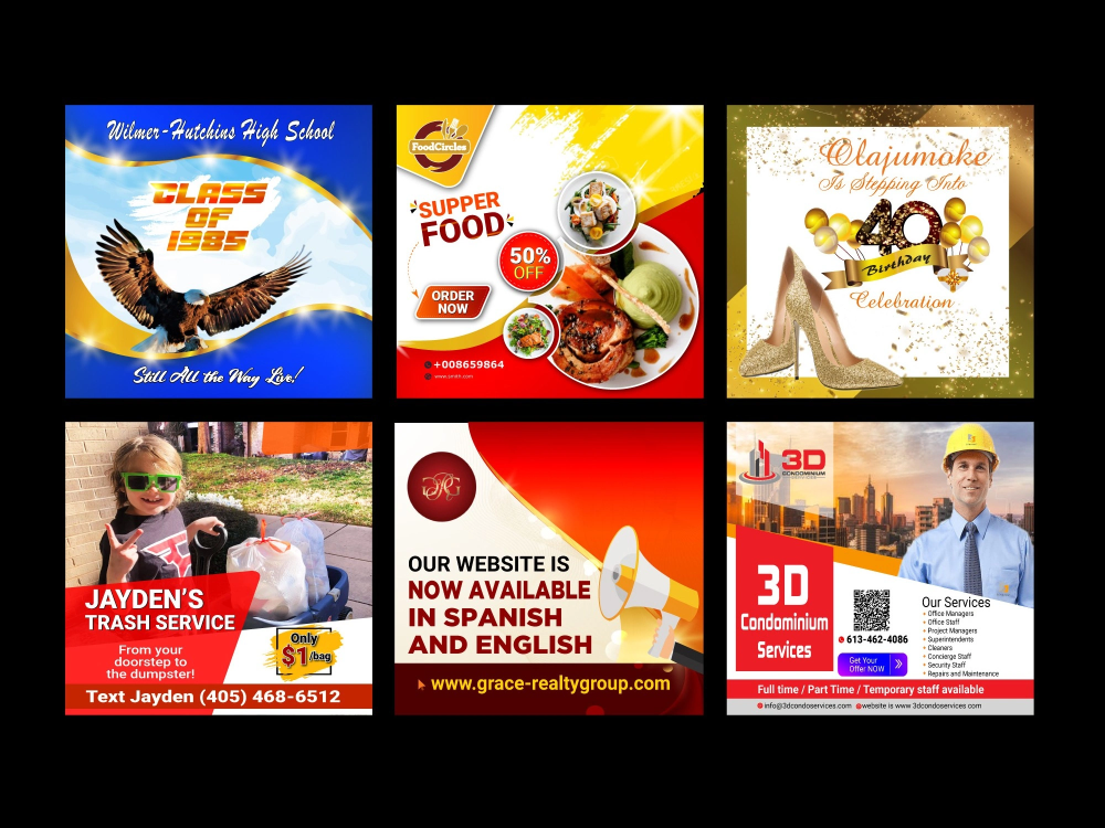 Creative logo, banner, flyer any graphic design | Upwork