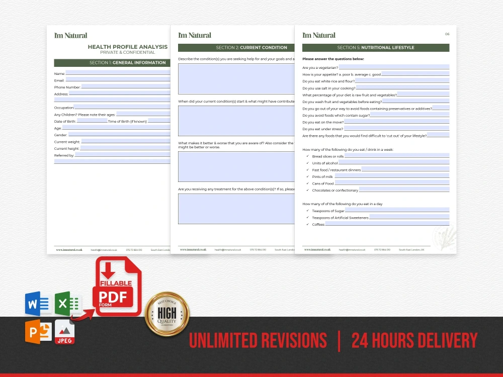 Professional fillable PDF form or design and convert to PDF forms | Upwork