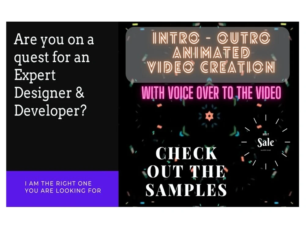 An animated Intro/Outro video for your Introduction | Logo | Portfolio ...