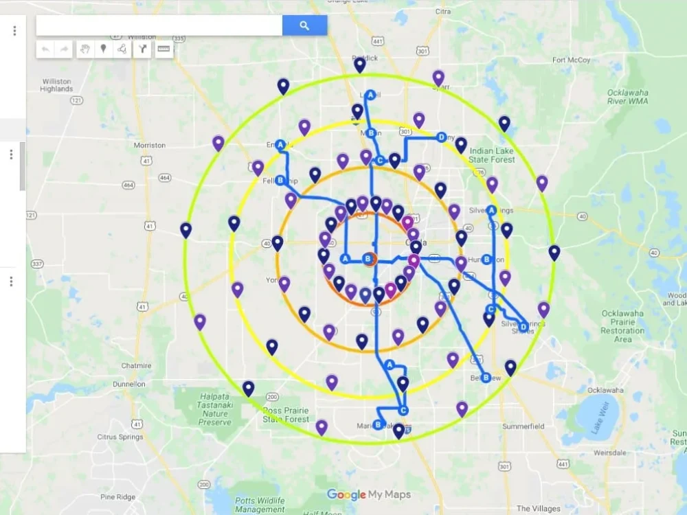 A boost map ranking by google map stacking | Upwork