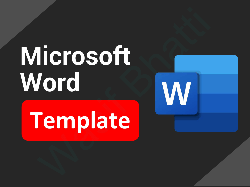 A designed and formatted microsoft ms word document template | Upwork