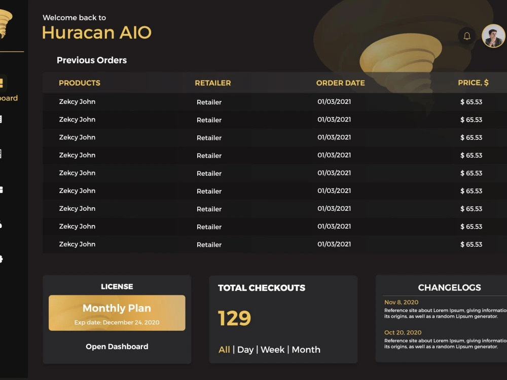 A custom desktop application with a beautiful modern User Interface ...