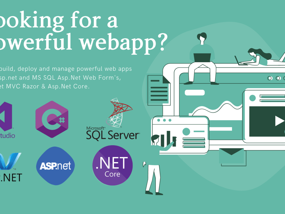 Responsive ASP.NET website with admin section | Upwork